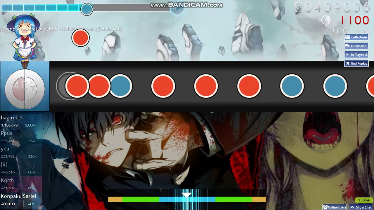 [osu!Taiko] O2Jam Analog (ESTi) - HELIX (Edit ver.) [Inner Oni] SS ...