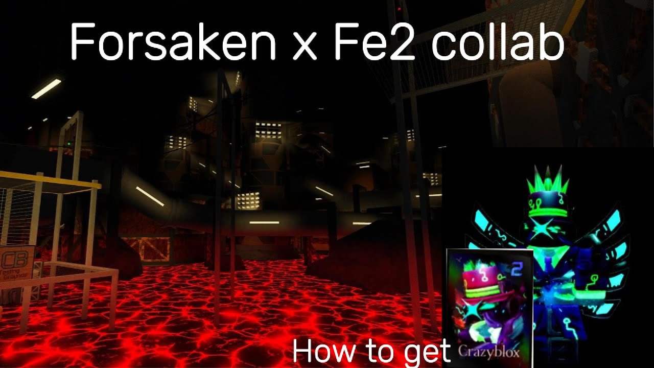 Forsaken and fe2 collab. New Crazyblox skin for 1x and a new map - YouTube
