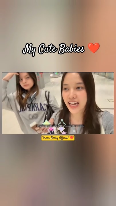 My 😍 Gorgeous Cute Babies in Airport ️/Freen Becky Together #freenbeck #freensarocha # ...