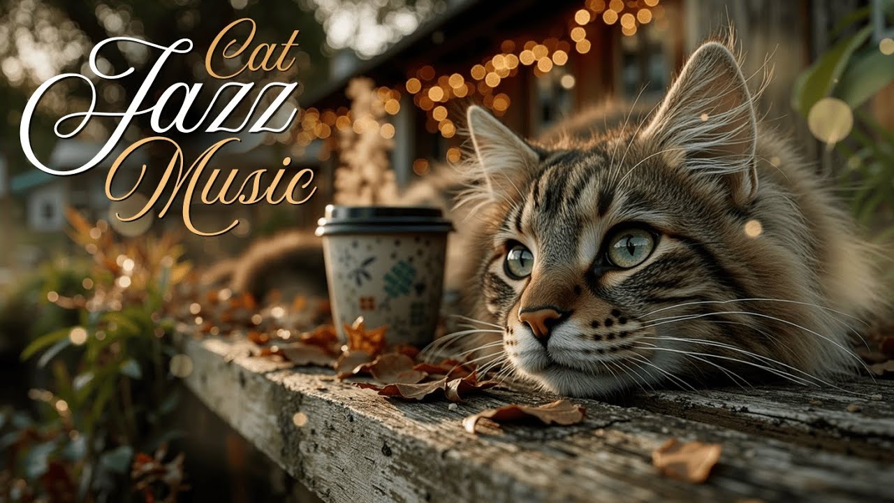 Cozy Morning Coffee Jazz with Cats | Relaxing Cafe Ambiance for Study ...
