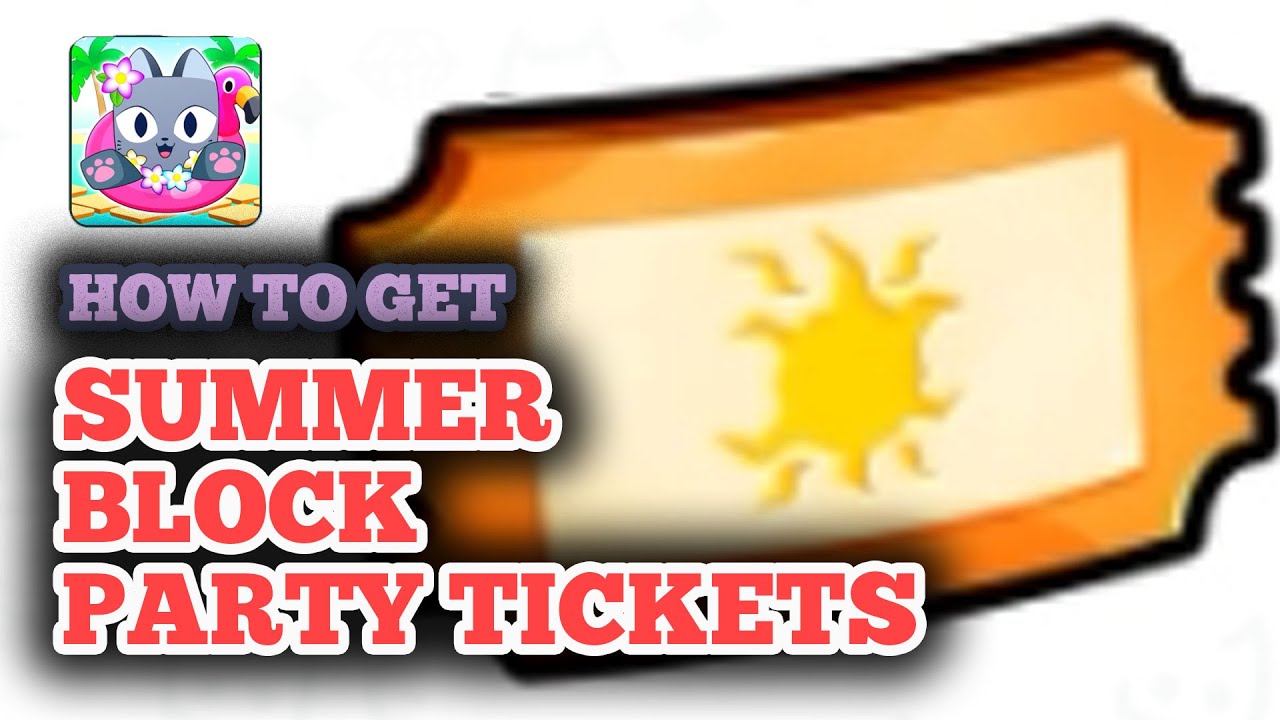 How to Get Summer Block Party Tickets in Pet Simulator 99 - Tile Raffle ...
