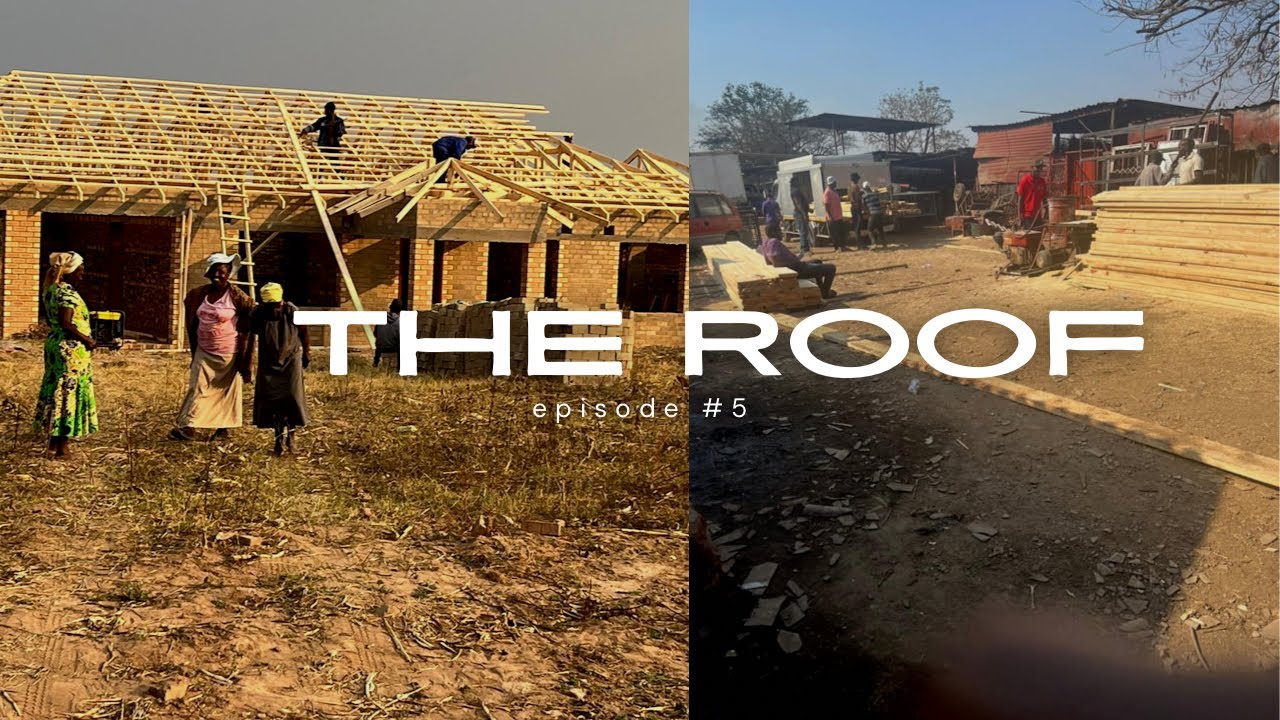 #5 Our rural home in Zimbabwe (the roof finally completed) - YouTube