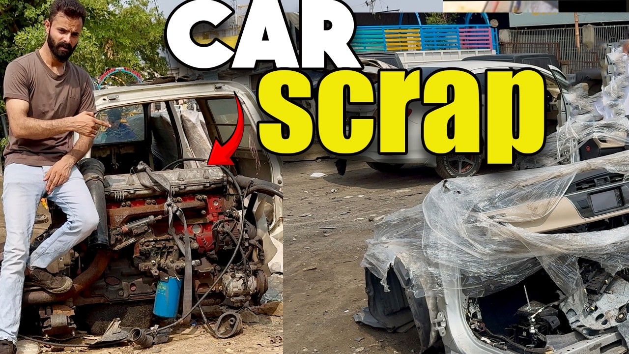 Rawalpindi Islamabad Car Scrap Bazar | Car Spare Parts Ka Samandar ...