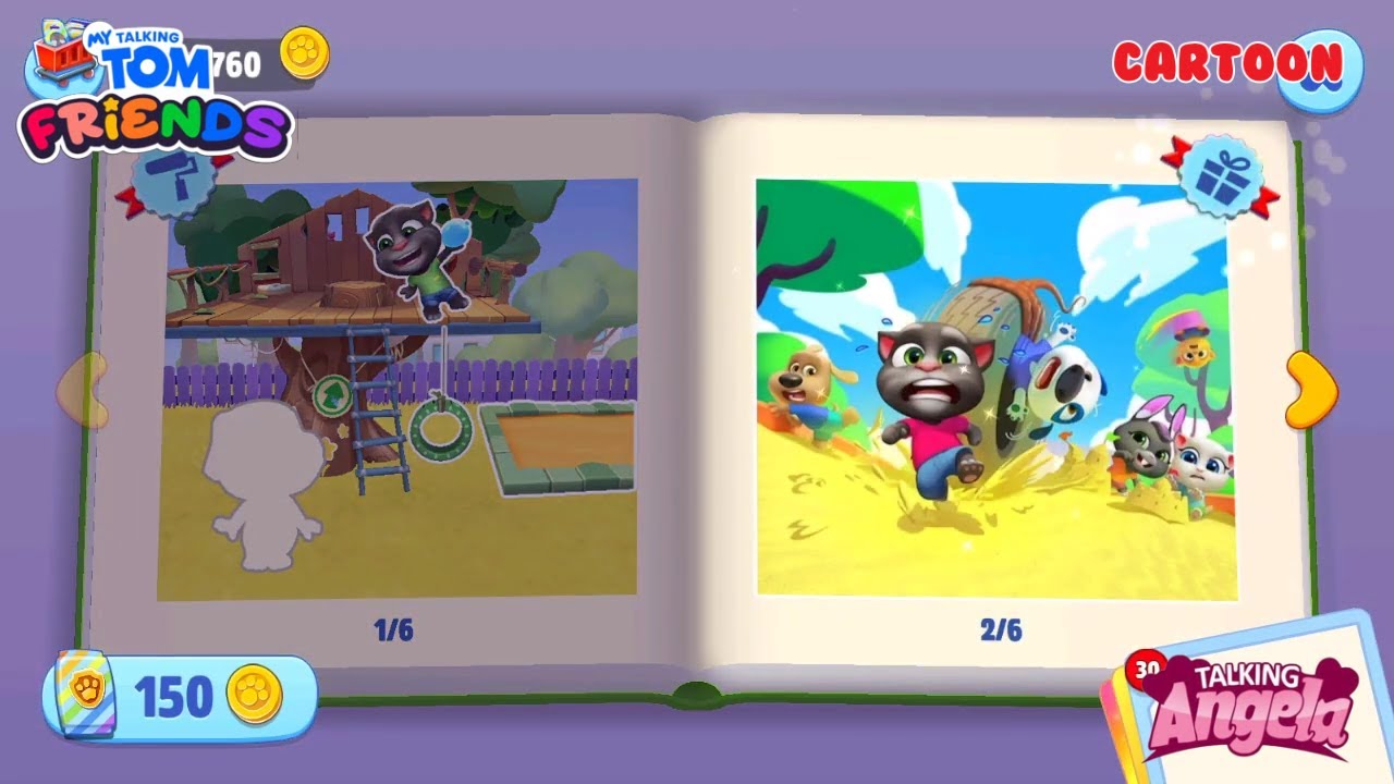 My Talking Tom Friends cartoon 99 | angela | mytalkingtomfriends - YouTube