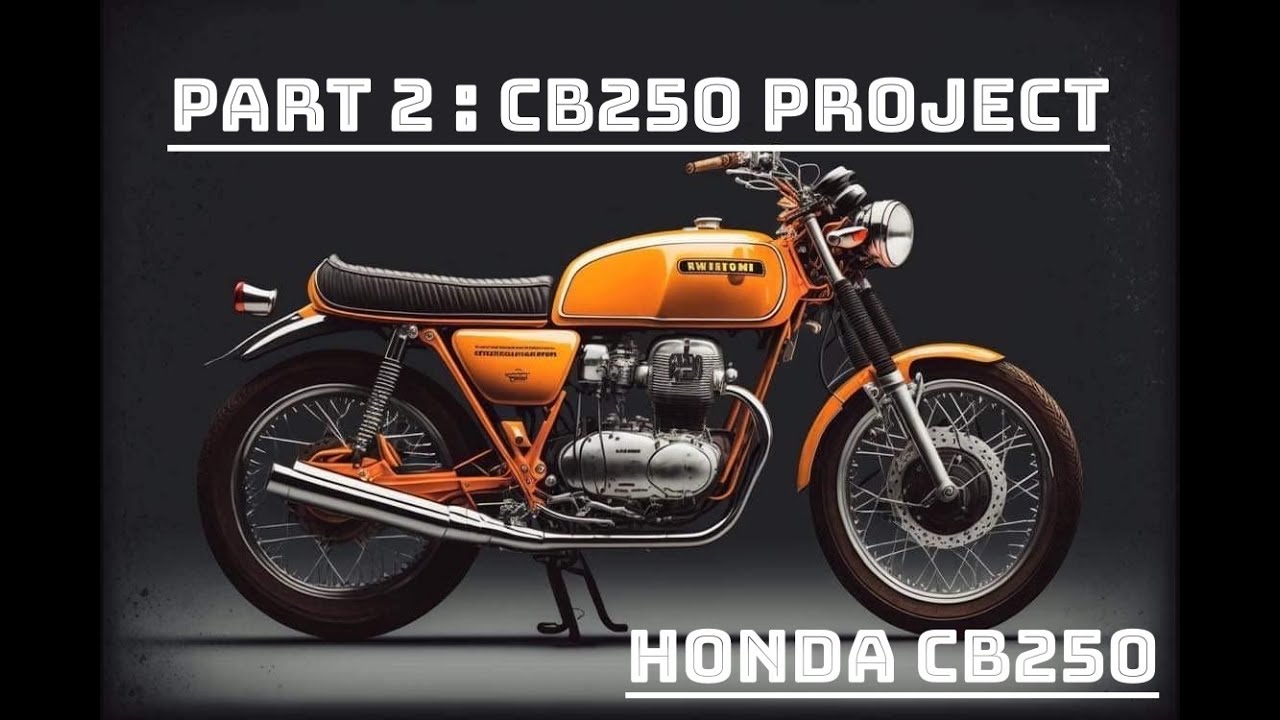 CB250 part 2 : A new render and trying to get this thing to run - maybe ...