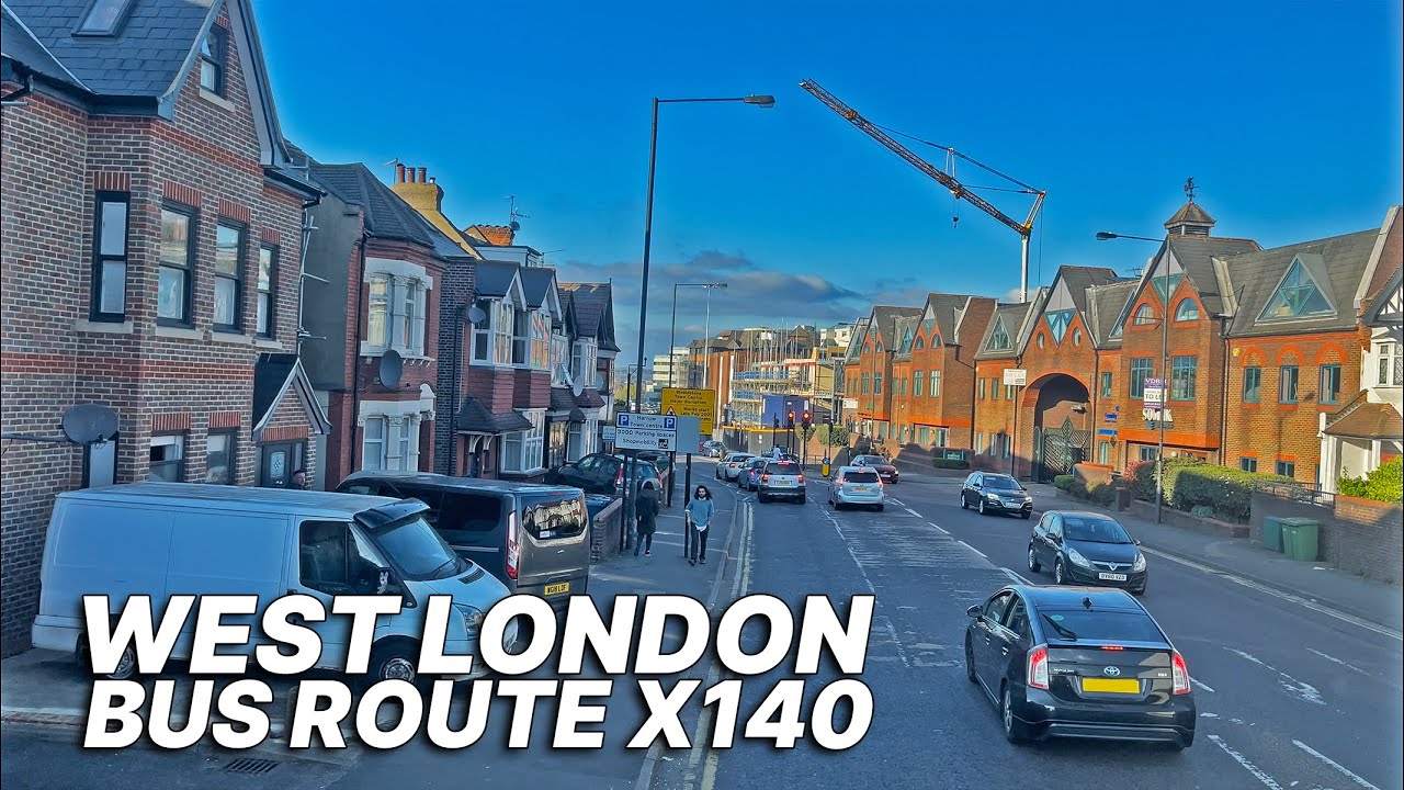 London double-decker Bus X140 from Heathrow Airport's Central Bus ...