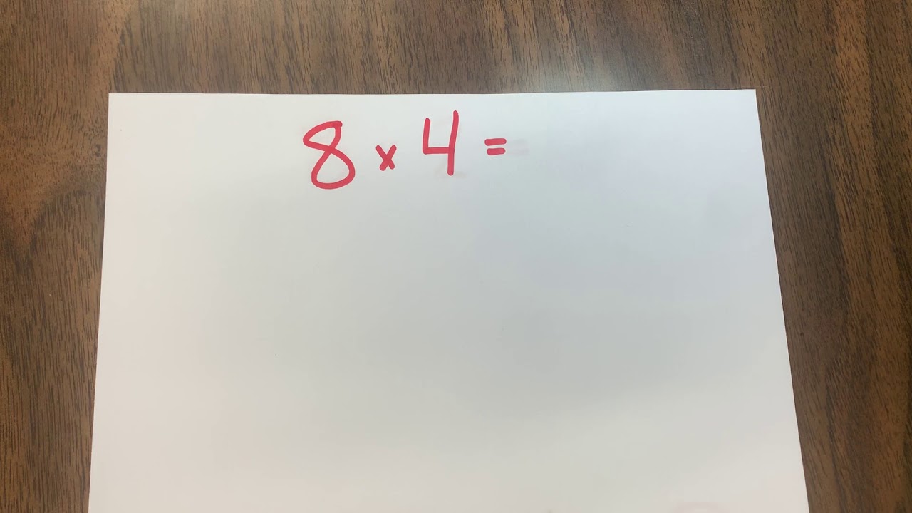 Multiplication x8 Array - YouTube