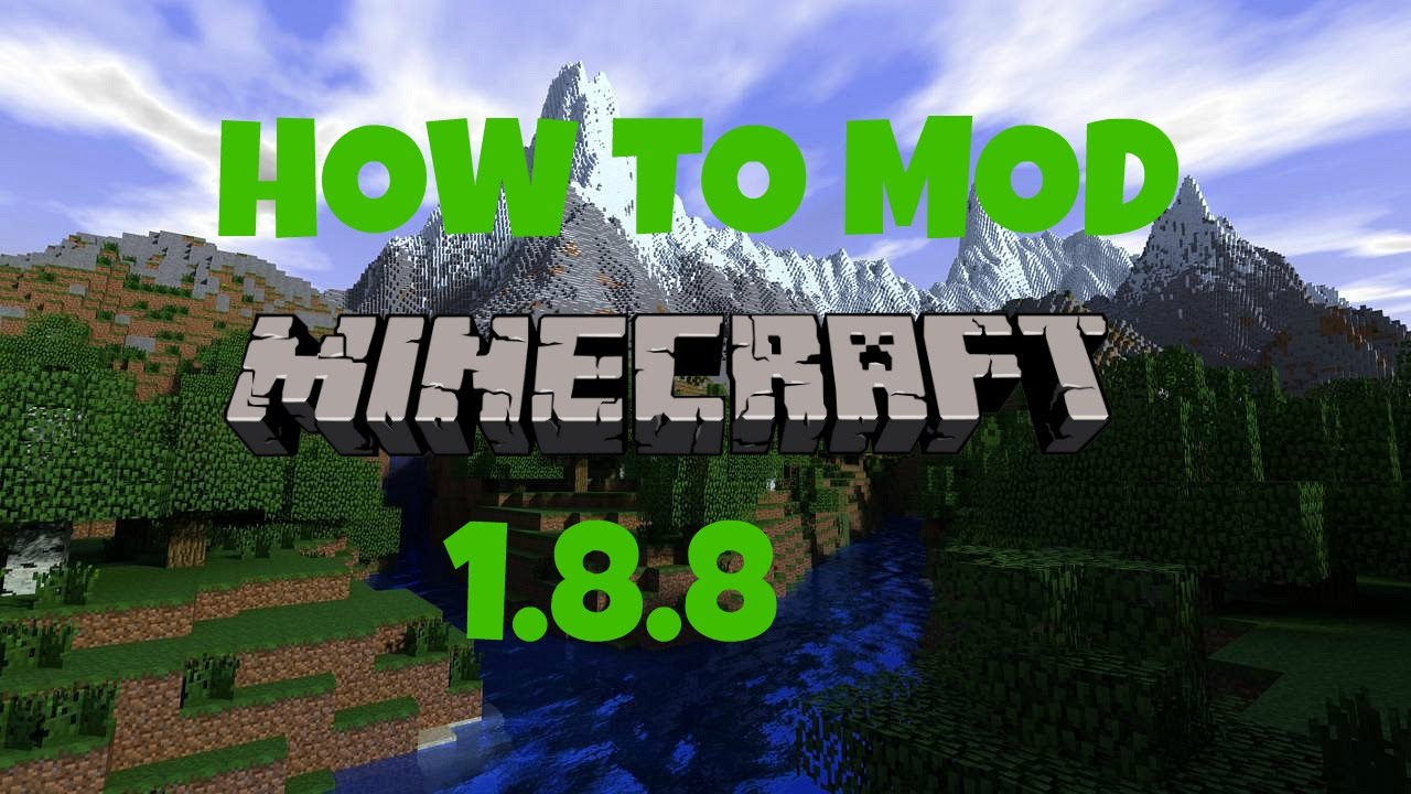 How to Install mods in Minecraft | 1.8.8 - YouTube