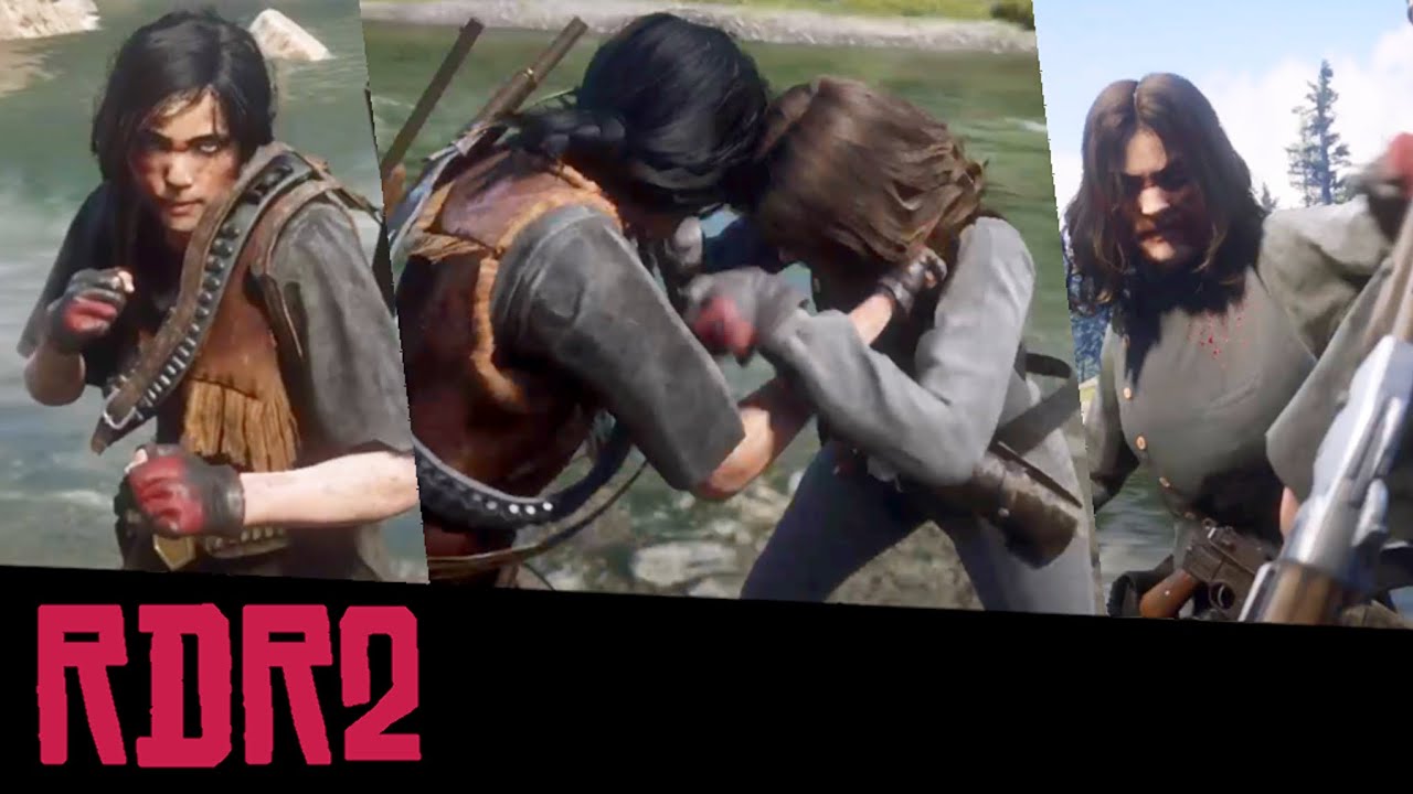 RDR2 Dakota River Brawl - PVP Gameplay - Fist Fight Combat Catfight ...