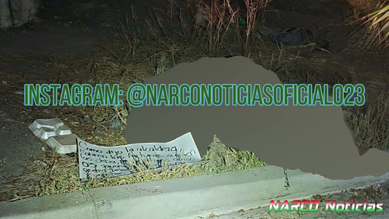 Dejan Ejecutado con Narcomensaje en Tijuana (Baja California) - YouTube
