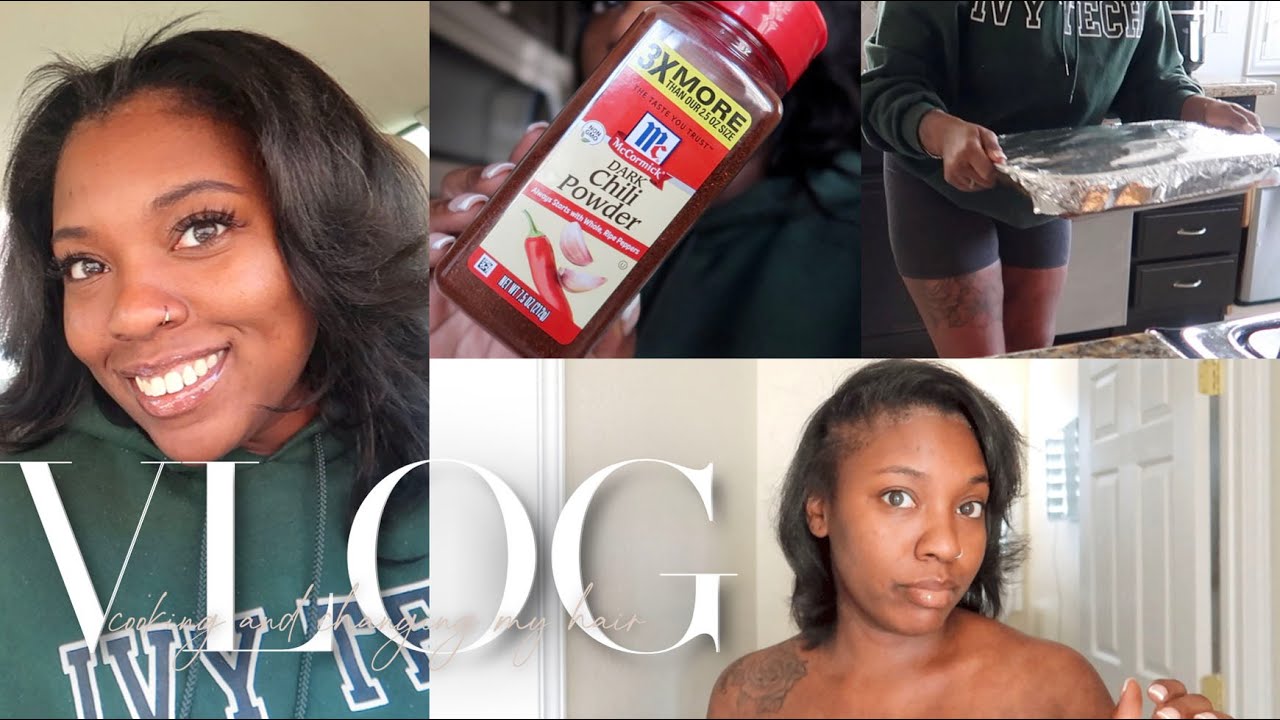 VLOG ⇢ New Hairstyle + Cooking A New Dish - YouTube