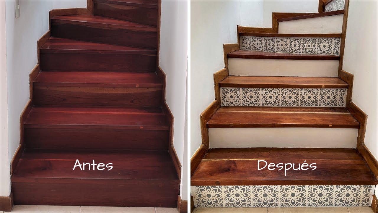 Cómo restaurar y modernizar escaleras de madera - YouTube