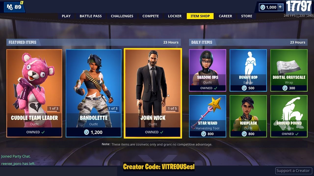 🔴 CUDDLE TEAM LEADER, BANDOLETTE, SHADOW Ops - May 18th Fortnite Daily ...