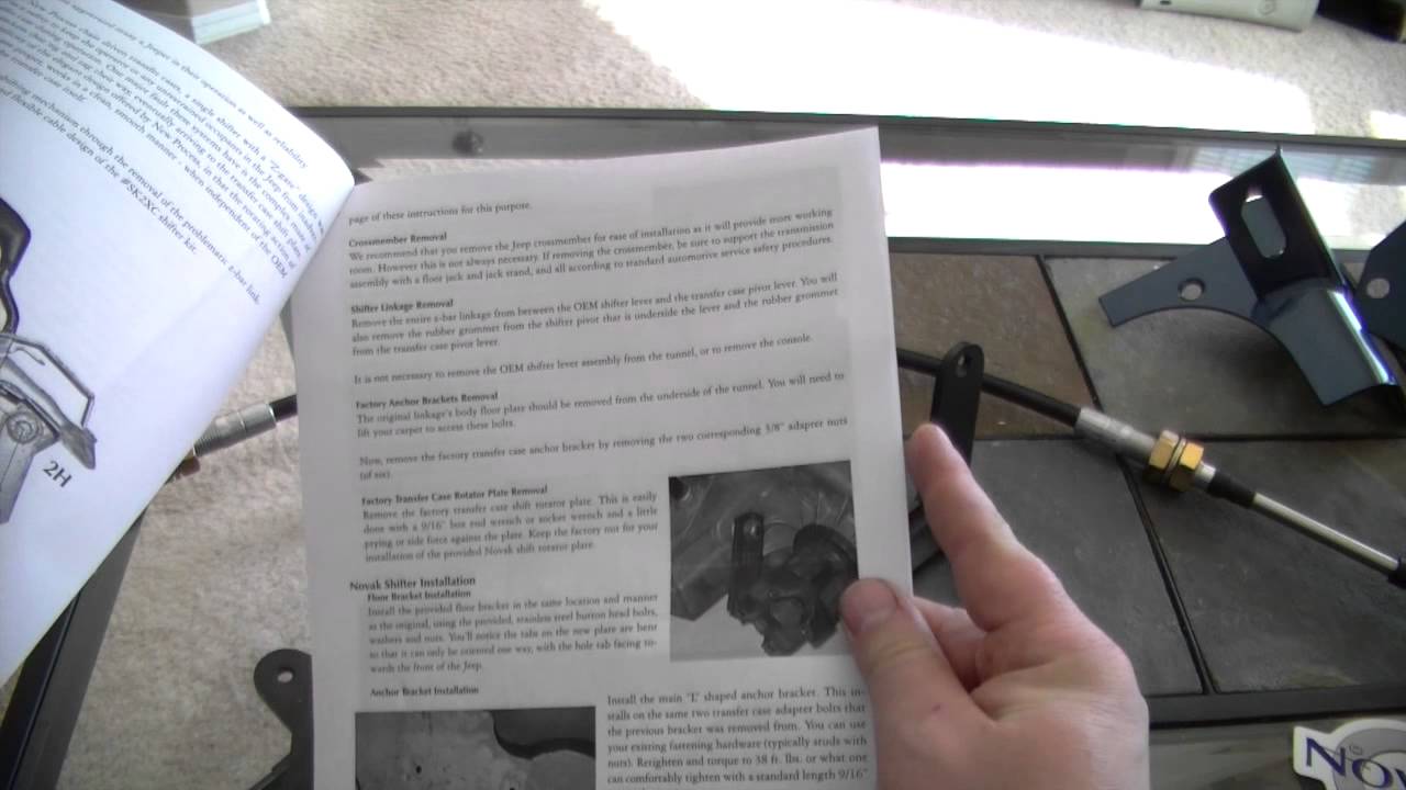 Novak NP231 Transfer Case Cable Shifter SK2XC - YouTube