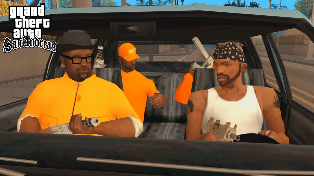 Orange Grove Street vs Ballas Drive By Mission in GTA San Andreas ...