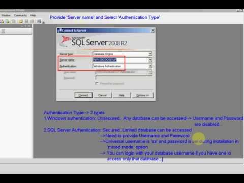 How to create a Database in MS SQL Server - YouTube