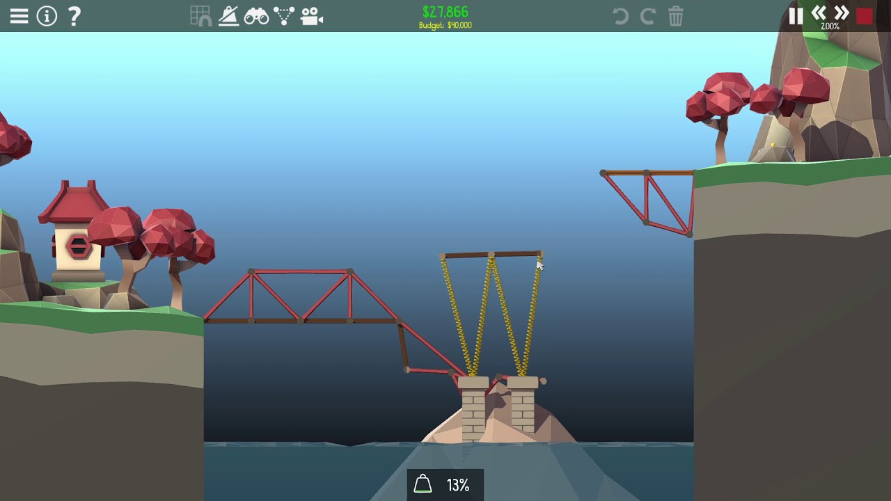 Poly Bridge 2 : Level 5-03 Solution - YouTube