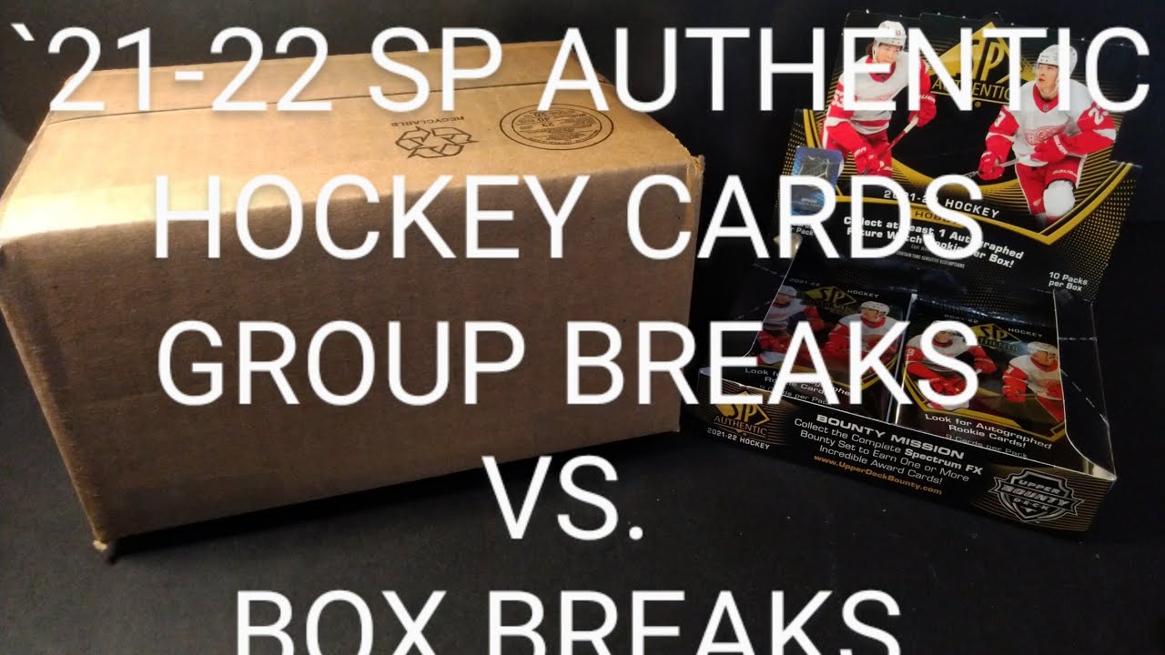 2021-22 SP Authentic Box Breaks vs. Group Breaks Comparison RESULTS # ...