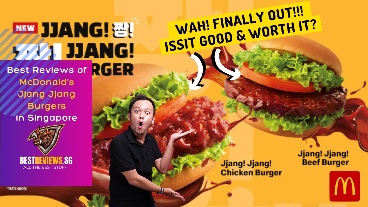 Worth Trying Jjang Jjang Burger Review Mcdonalds Singapore A Korean