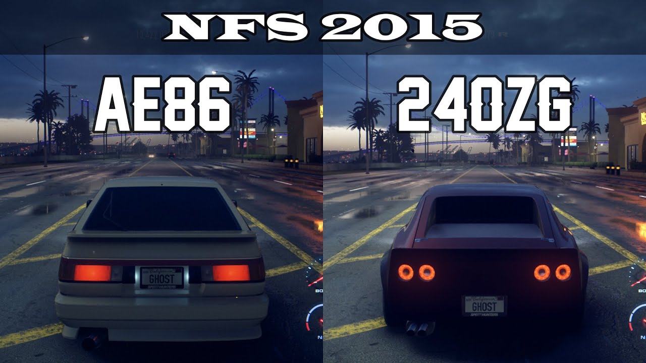 Toyota Sprinter GT Apex vs Nissan Fairlady 240ZG - NFS 2015 (Drag Race ...