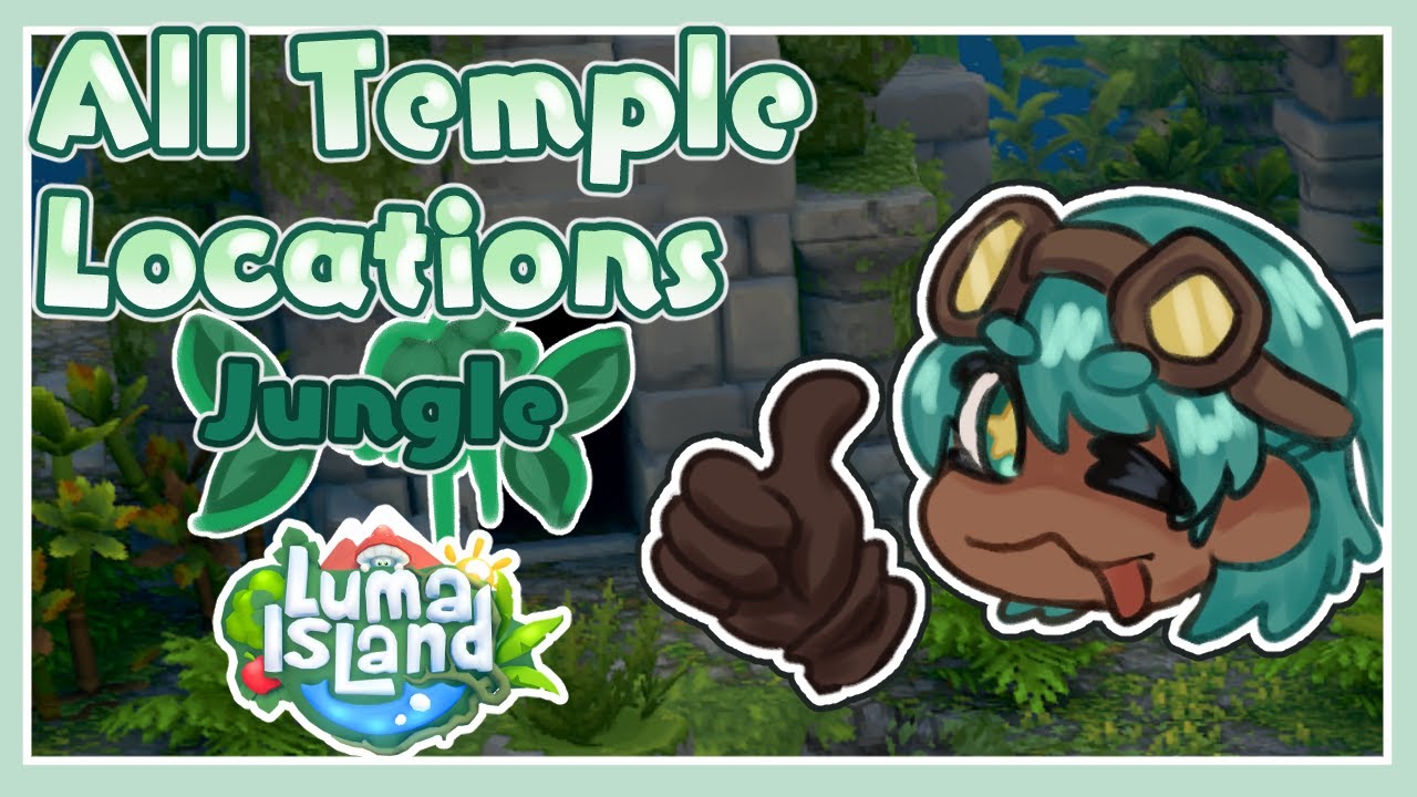 Jungle Temple + Mushroom Man Locations || Luma Island - YouTube