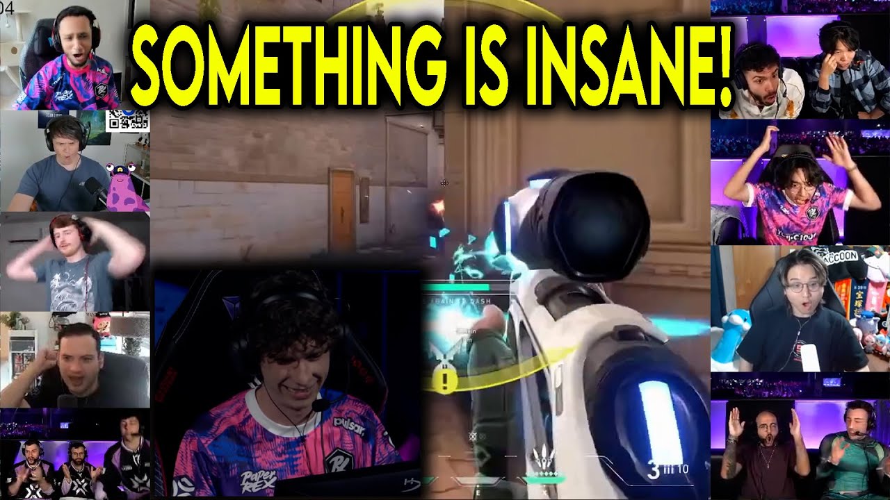 Valorant Streamers Reacts To PRX Something Insane 4k Against Wolves In ...