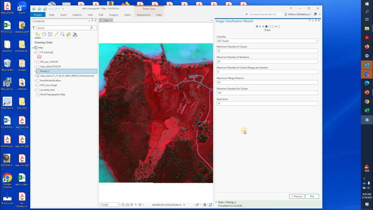 Unsupervised classification in ArcGIS Pro (L5, V12) - YouTube