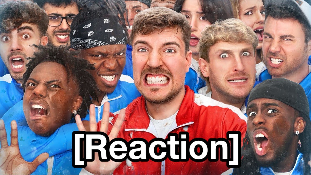 50 YouTubers Fight For $1,000,000 [Reaction] - YouTube