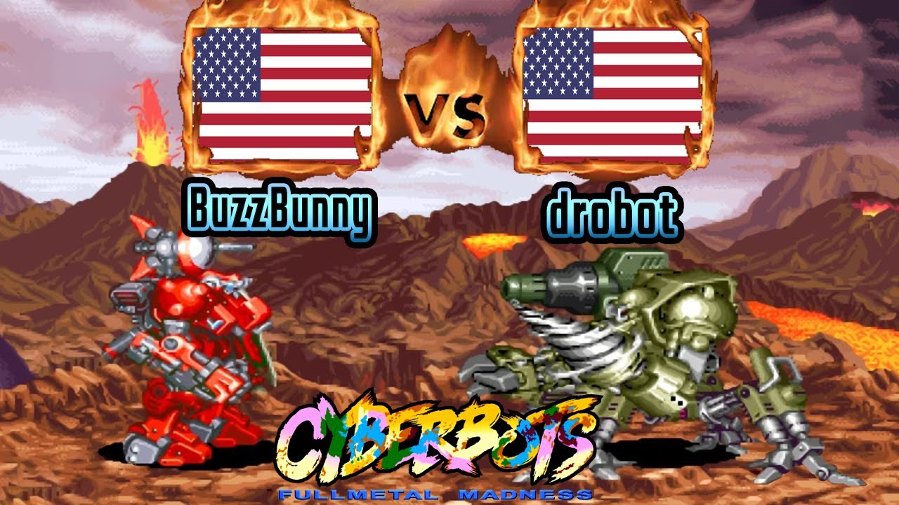 Cyberbots: Full Metal Madness - BuzzBunny (USA) VS (USA) drobot [cybots ...