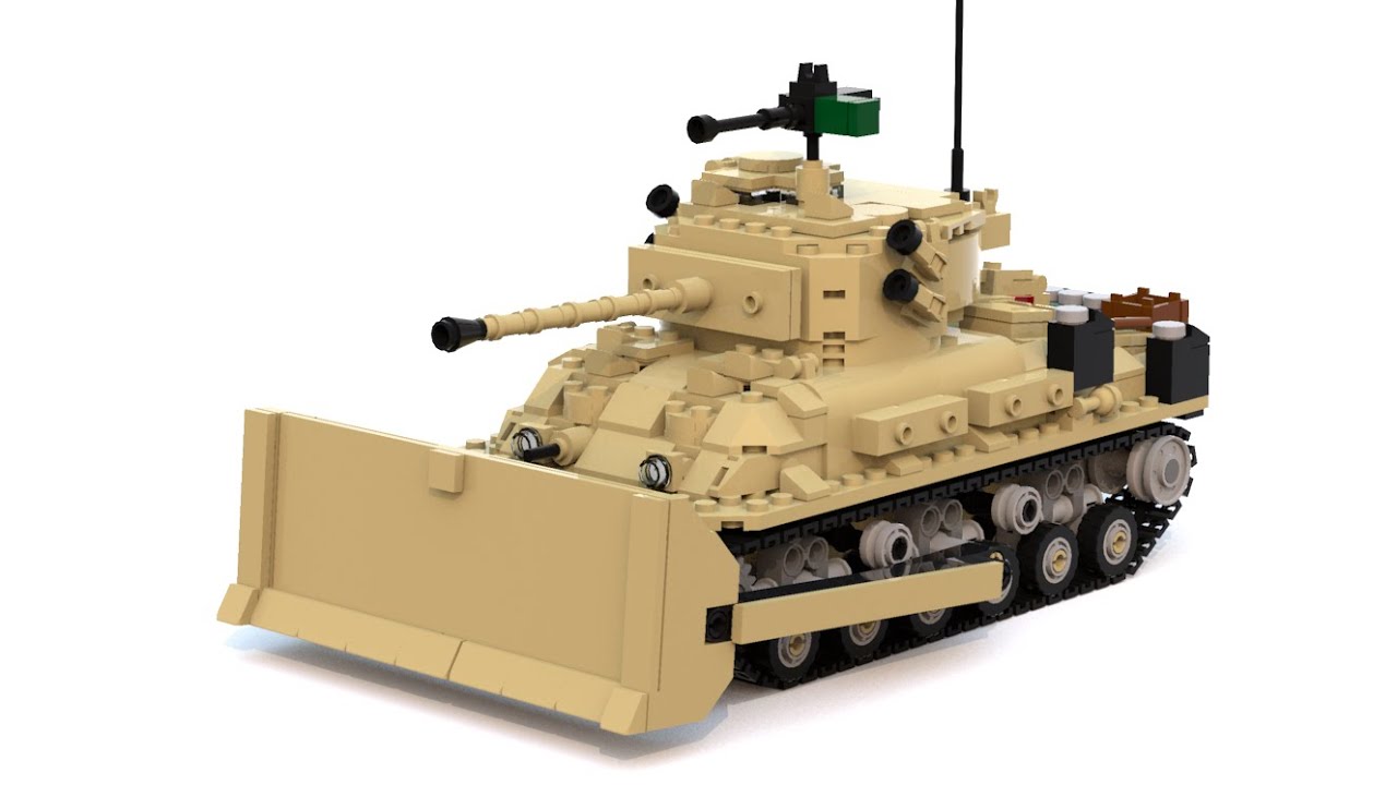 LEGO M1 Super Sherman Instructions - YouTube