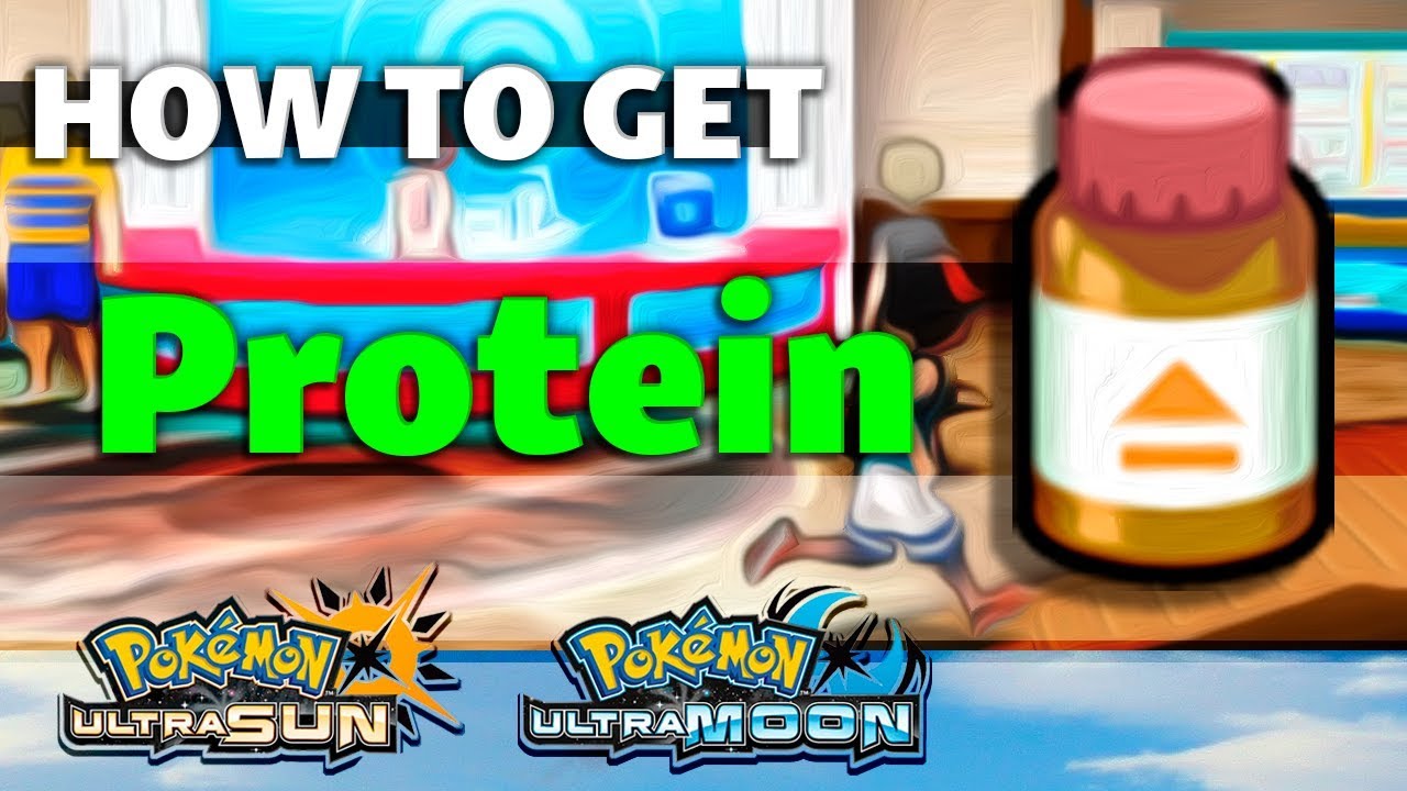 HOW TO GET Protein in Pokemon Ultra Sun and Moon - YouTube