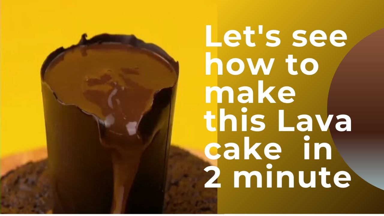 A delicious chocolate lava Cake Design & Decorating Videos - YouTube
