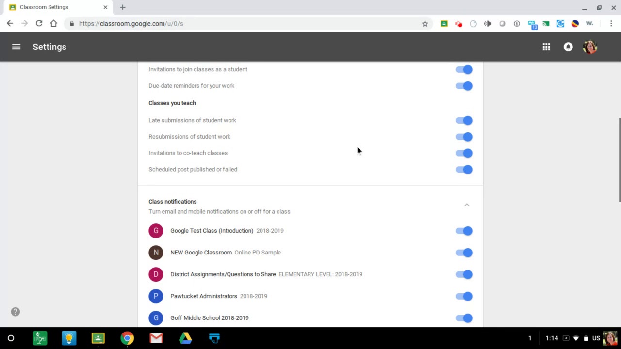 Google Classroom: [GCEN] Controlling Your Notification Emails - YouTube