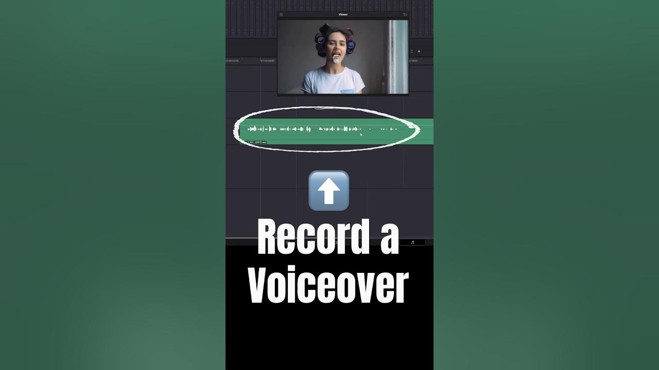 Record a Voice-over Vocal right into DaVinci Resolve - YouTube