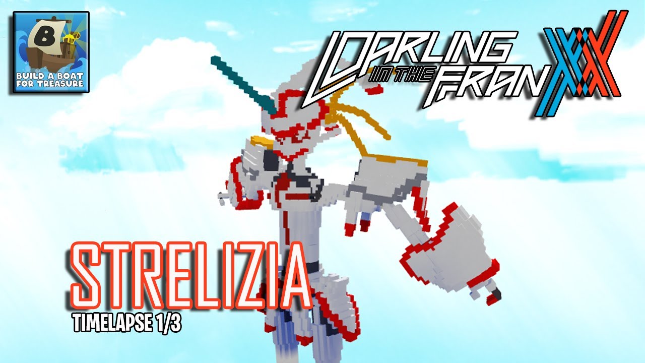 STRELIZIA MECHA [ BUILD A BOAT TIME LAPSE 1/3 ] - YouTube