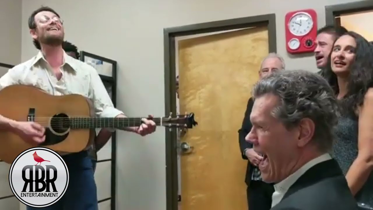 RBR's Tommy Buller serenades Legendary Randy Travis. - YouTube