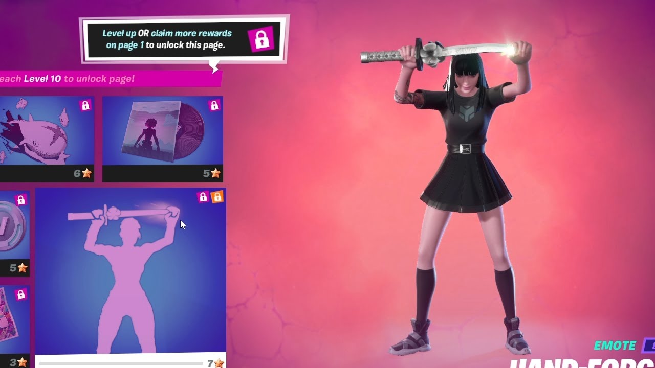 Hand Forged Emote in Fortnite Chapter 2 Season 8 Battle pass ! Fortnite ...
