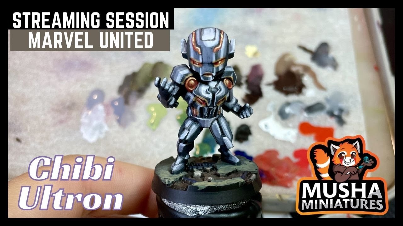 Marvel United: Chibi ULTRON - Painting Tutorial from CMON Tabletop Game ...