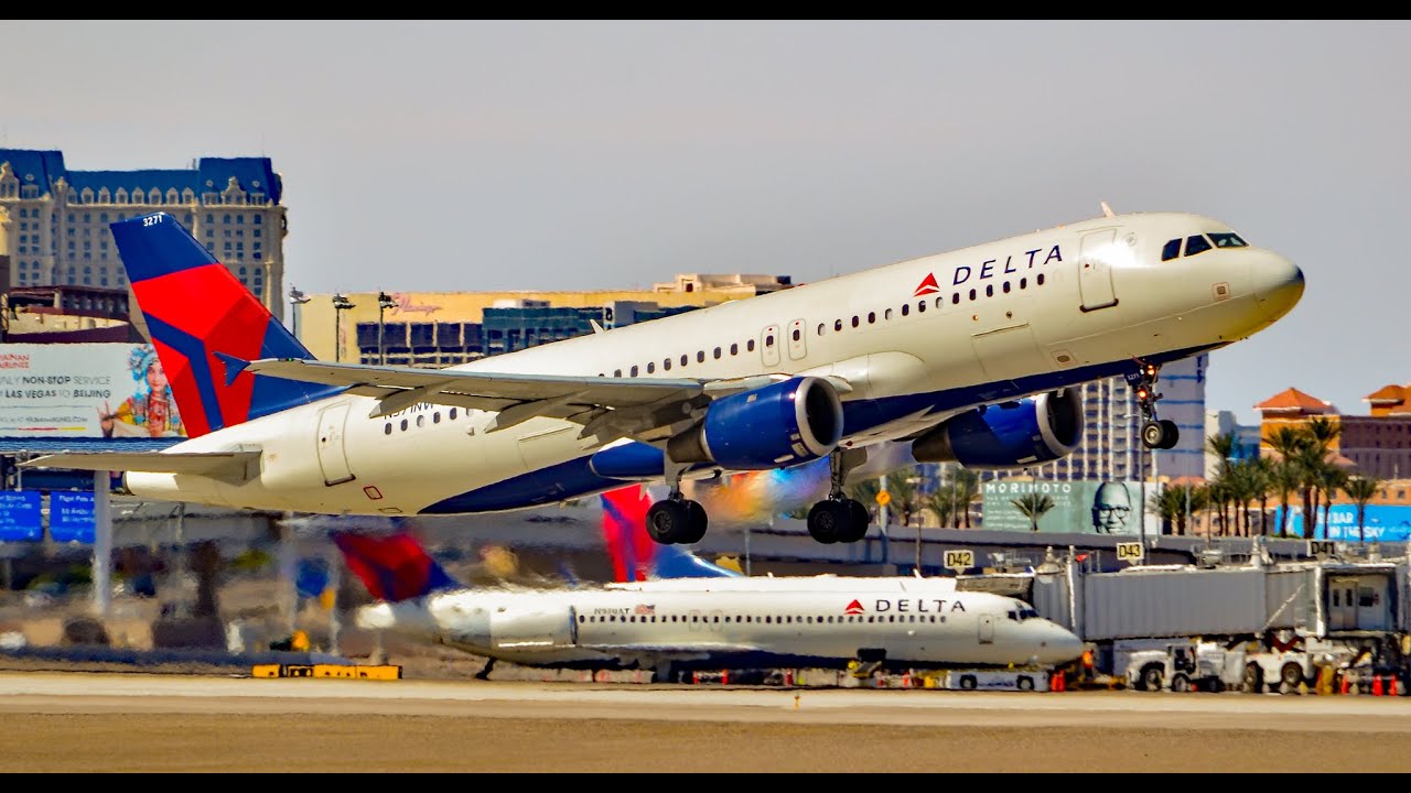 Delta A320 Departure out of Las Vegas-Aerofly FS 4 - YouTube