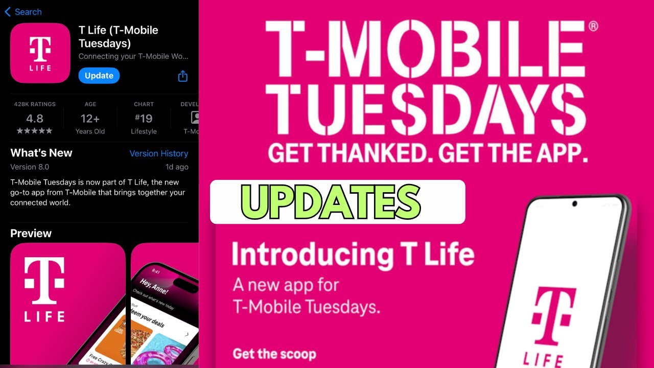 T-Mobile: Goodbye T-Mobile Tuesdays and Hello T-Life! - YouTube
