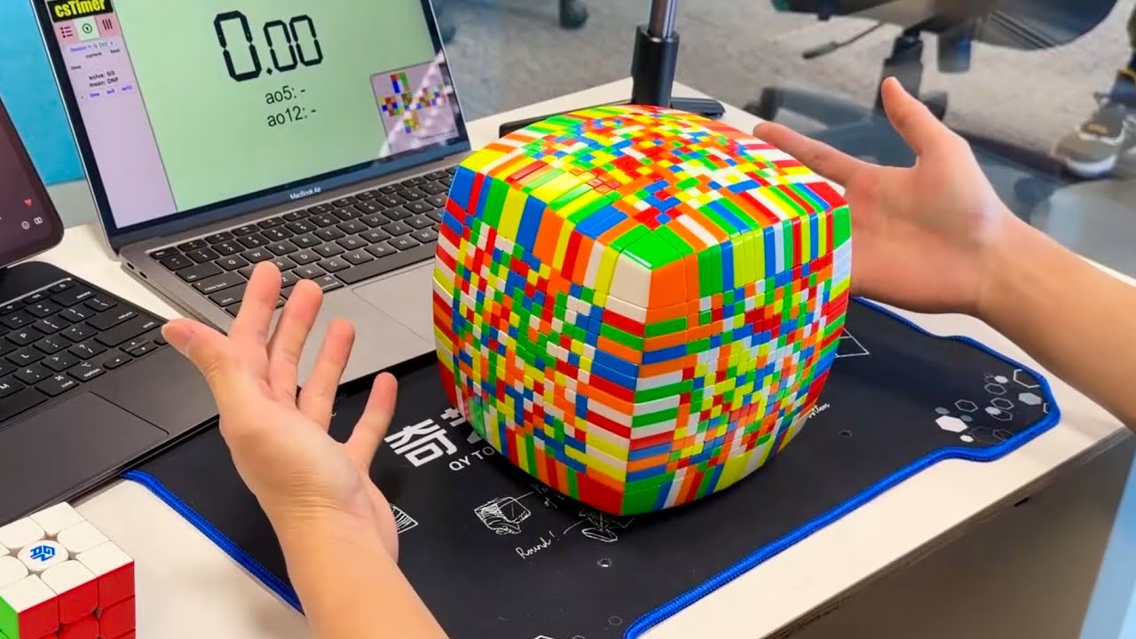 17x17 Rubik’s Cube Solved in Under 4 Hours! - YouTube