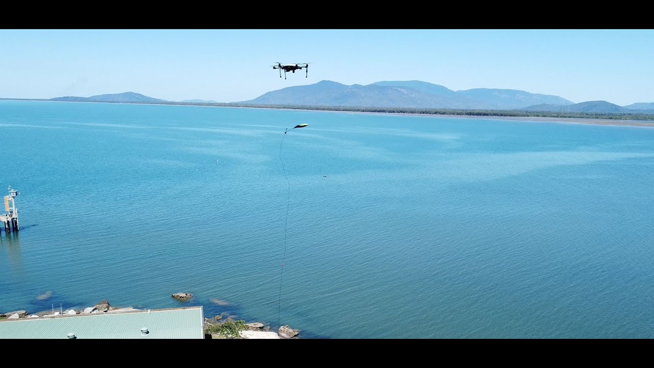 The Easy Aerial Raptor drone performs at the AIMS Reefworks Autonomous ...