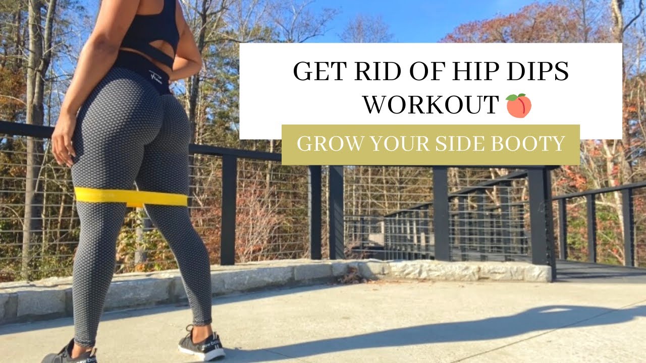 GROW SIDE GLUTES & GET WIDER HIPS at home | Get Rid Of Hip Dips Workout ...