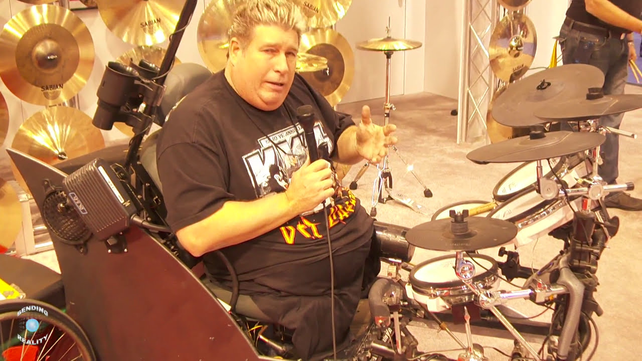 Wild Rock Star Drummer Born Without Legs - YouTube