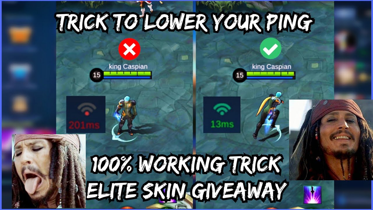Get 2 ms Ping by Using This Trick 100% Working MLBB | Mobile legends ...