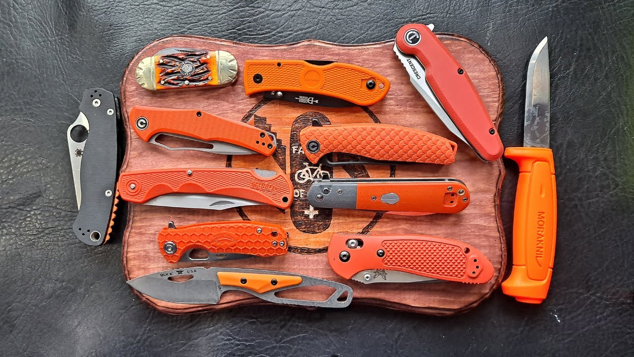 SHOW YOUR ORANGE KNIVES, OPEN TAG BY @RJsKnives COLLECTION, EVERYDAY ...