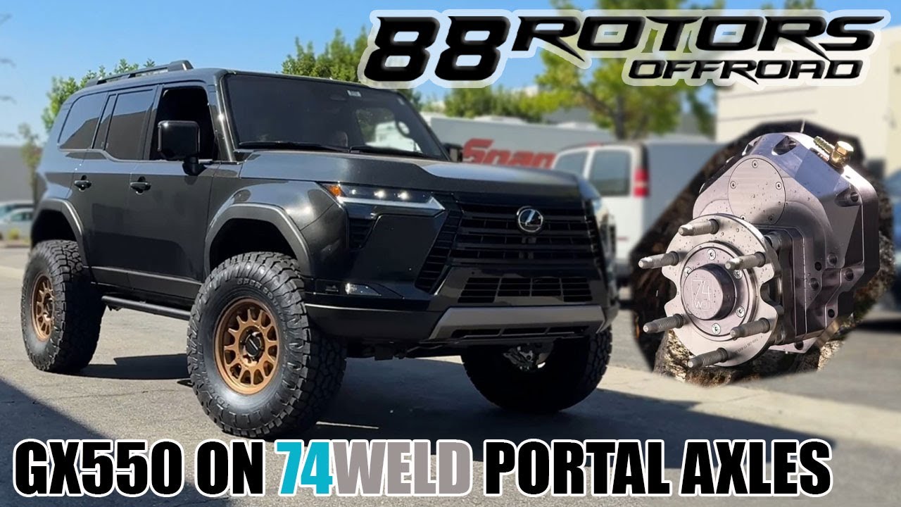 2025 LEXUS GX550 OVERTRAIL+ ON 74WELD PORTAL AXLES & 37" TIRES - YouTube