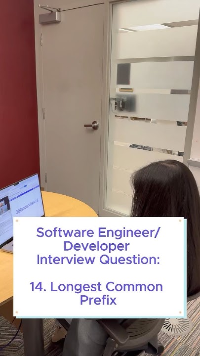 Software Engineer/Developer Interview Question: 14. Longest Common Prefix - YouTube