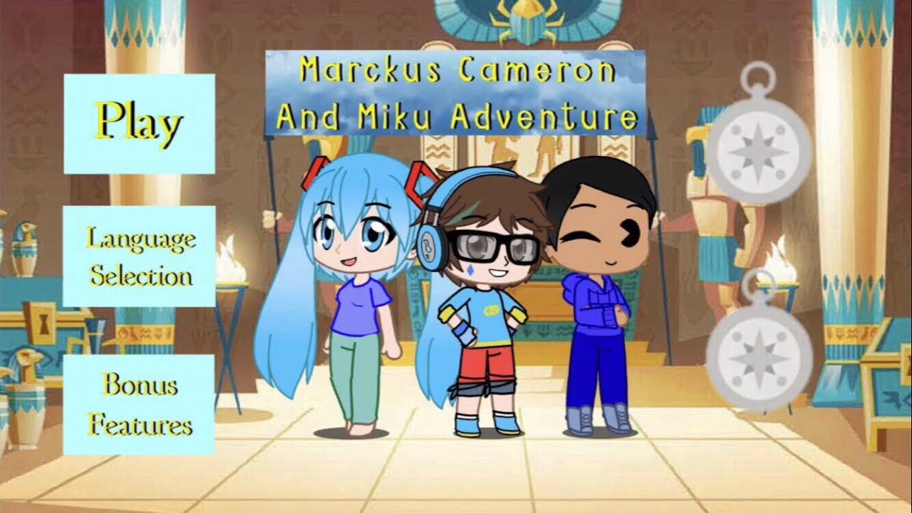 Marckus Cameron And Miku Adventure dvd menu (fan made) - YouTube