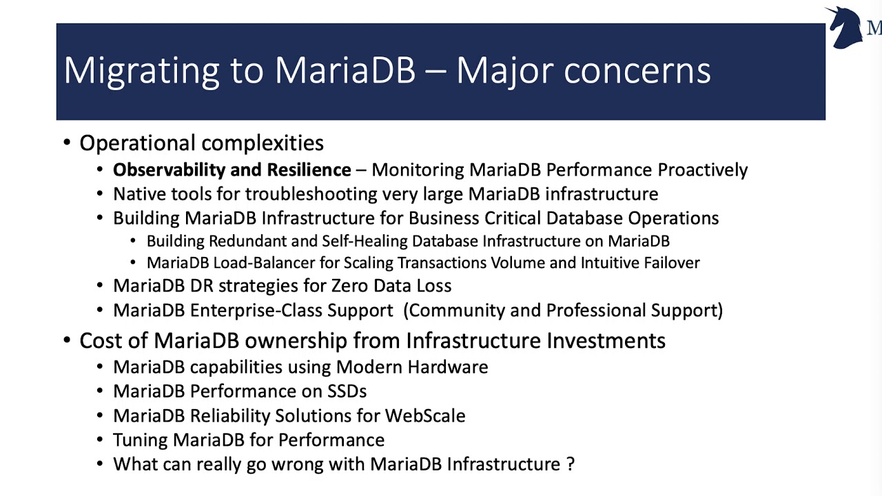 MariaDB Migration Stories from MinervaDB Founder and Principal Shiv ...